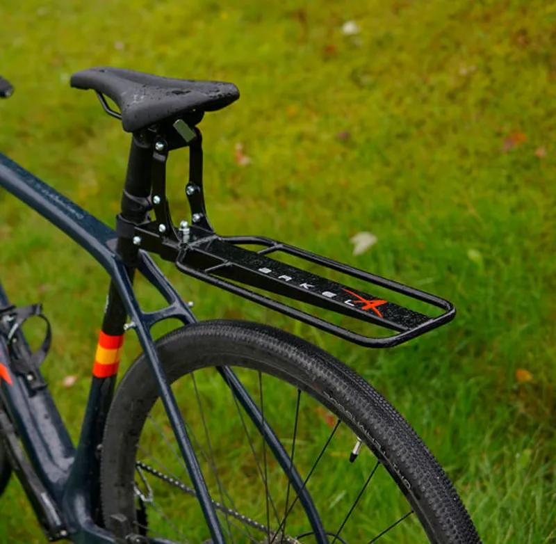 Bicycle seat post rack store